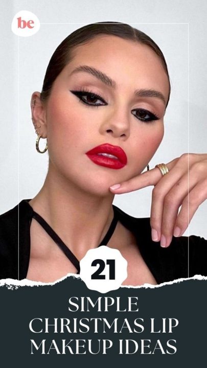 Rock The Holidays With These 21 Dazzling Christmas Lip Makeup Ideas