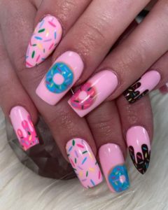 30+ Trendy Donut Nail Ideas You'll Want To Try