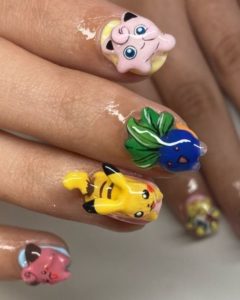 Love Pokémon Nails? Check Out These 29 Cute Pokemon Nail Art Designs!