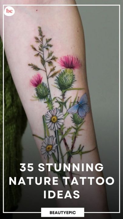 35 Beautiful Nature Tattoo Ideas And Designs To Inspire