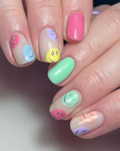 35 Simple Smiley Face Nail Designs That'll Brighten Your Day!