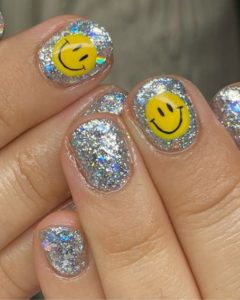 35 Simple Smiley Face Nail Designs That'll Brighten Your Day!