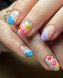 35 Simple Smiley Face Nail Designs That'll Brighten Your Day!