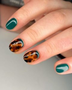 35 Beautiful Tortoise Shell Nail Art Designs That Look So Chic