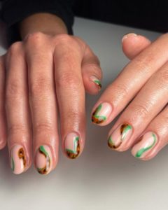 35 Beautiful Tortoise Shell Nail Art Designs That Look So Chic