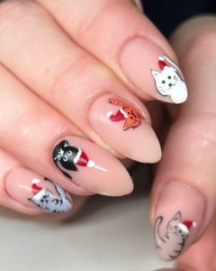 35 Unique Cat Nails Designs For You To Try Right Now!