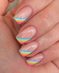 35 Rainbow Nails That Are Perfect For Summer And Pride Month