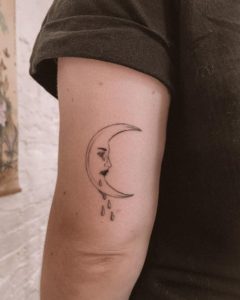 60+ Cute Moon Tattoo Ideas To Try For Your Next Ink