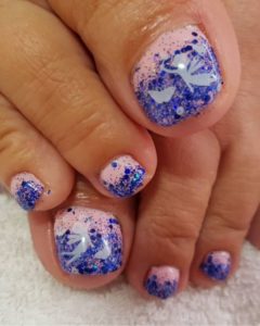 25 Super Cute Glitter Toe Nail Designs You Must Try
