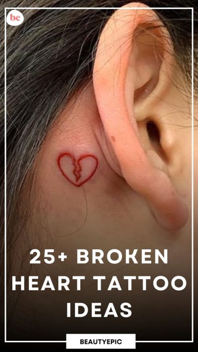 25+ Inspiring Broken Heart Tattoo Ideas