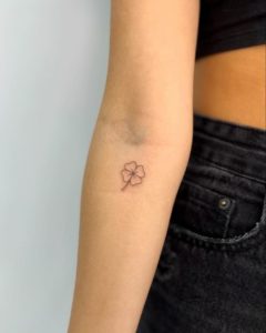 Celebrate Luck With 45+ Best Four Leaf Clover Tattoo Designs