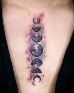 40 Enchanting Moon Phases Tattoo Ideas