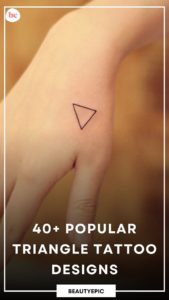 Explore The 40+ Best Triangle Tattoo Designs