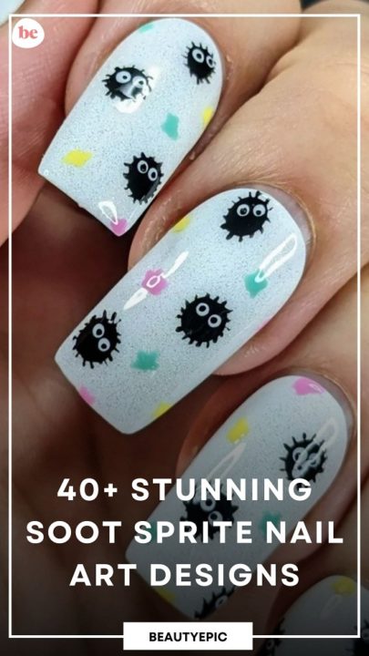 40+ Delightful Soot Sprite Nails For Fantasy