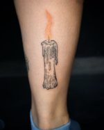40 Dazzling Candle Tattoo Designs You Should Check In 2025