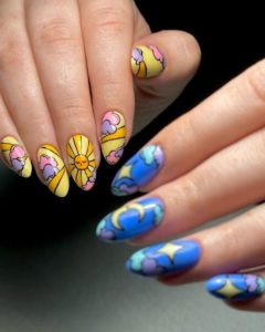 30 Cute Sun Nail Art Designs And Ideas To Brighten Up Any Look
