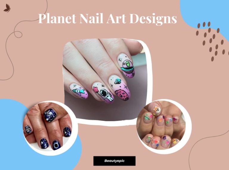 Brighten Your Days With These 20+ Planet Nails Art