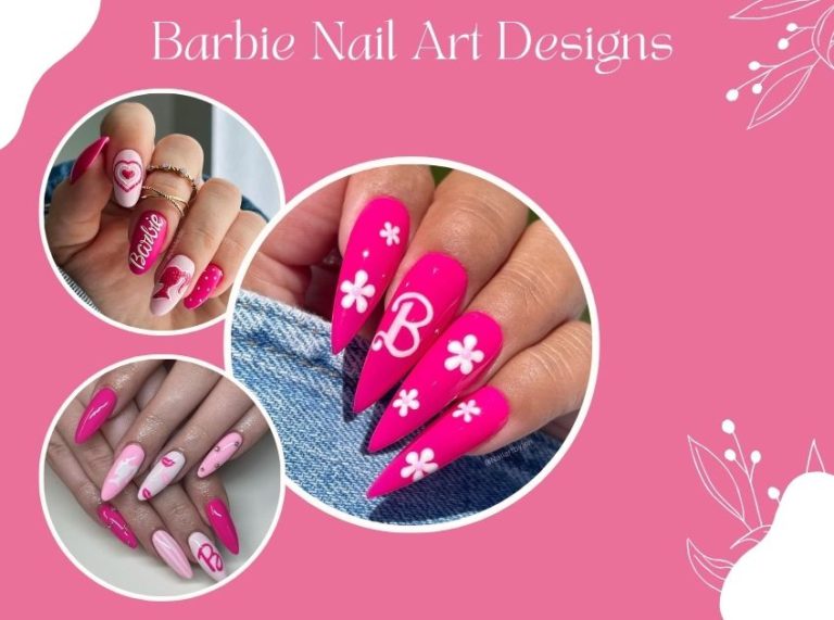 Look Pretty With 30 Enchanting Barbie Nail Art Designs