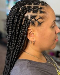50 Beautiful Criss Cross Braids Hairstyles For A Stylish Look