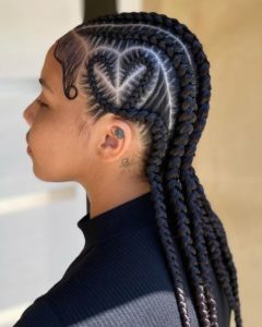 40 Cute Heart Braids Hairstyles For Valentine's Day