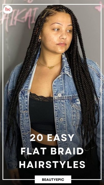 20 Beautiful Flat Braid Hairstyles You'll Love In 2025
