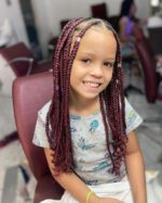 Funky Look With 35+ Box Braids Hairstyles For Kids In 2025