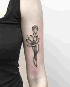 50 Awesome Crocus Flower Tattoo Ideas To Celebrate Spring In 2025