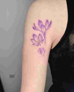 50 Awesome Crocus Flower Tattoo Ideas To Celebrate Spring In 2025