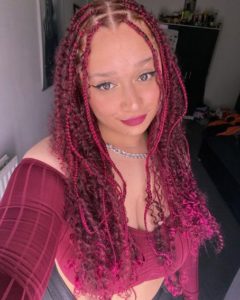 30 Creative Pink Braid Hairstyles To Express Your Individuality In
