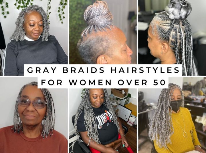 25 Beautiful Gray Braids Hairstyles For Women Over 50 To Try In 2025