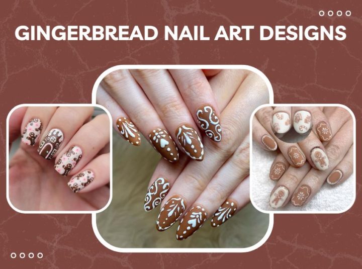 35 Gingerbread Nails: The New Trend For Christmas Nails In 2025
