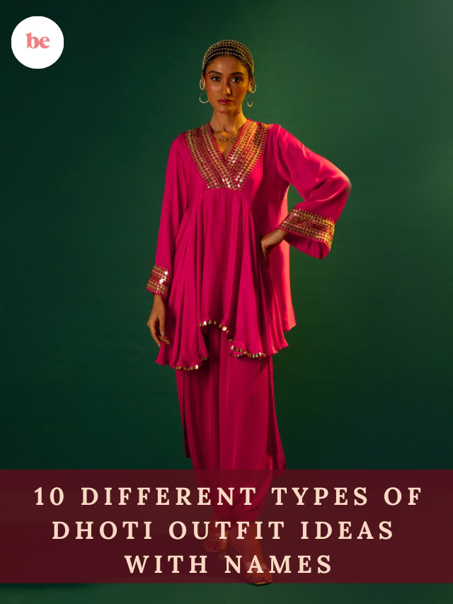 10 Different Types Of Dhoti Outfit Ideas With Names - Beauty Epic