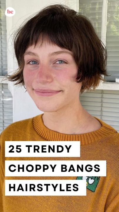 25 Gorgeous Choppy Bangs Hairstyles For Woman In 2025