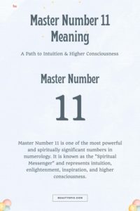 Master Number 11 Meaning: A Path To Intuition & Higher Consciousness